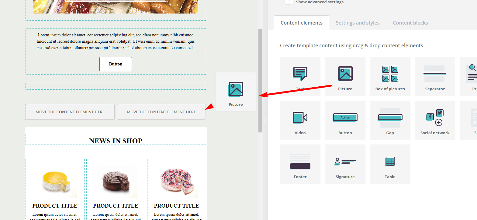 5 features of the new e-mail builder in Reago | Blog Reago CRM